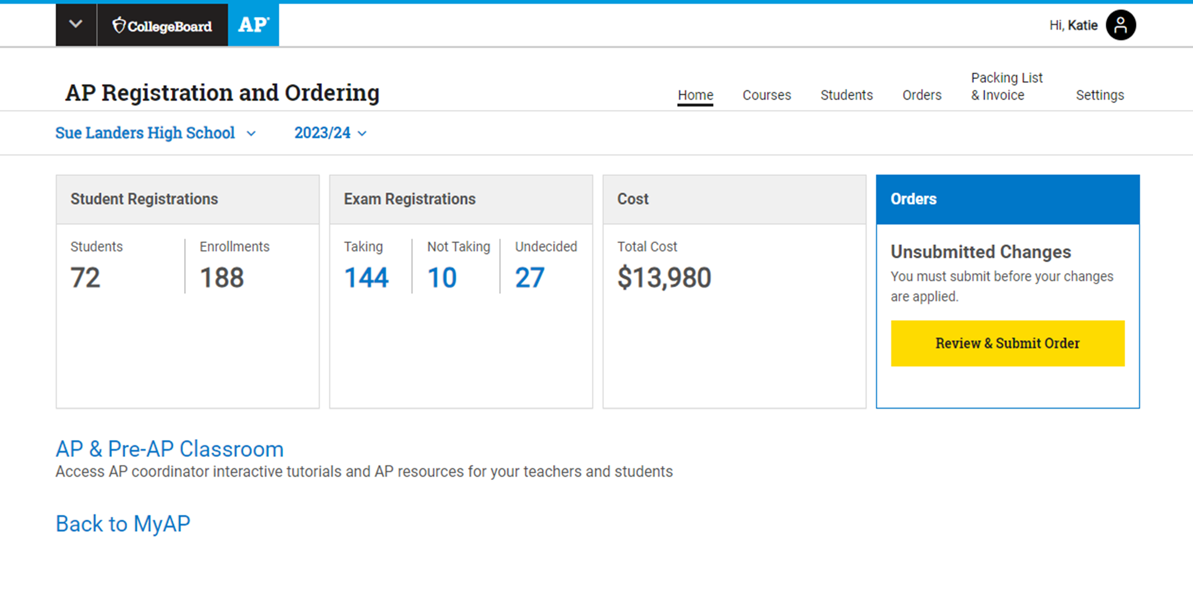 How do I update my school’s 12th-grade total student population data? – AP Central | College Board
